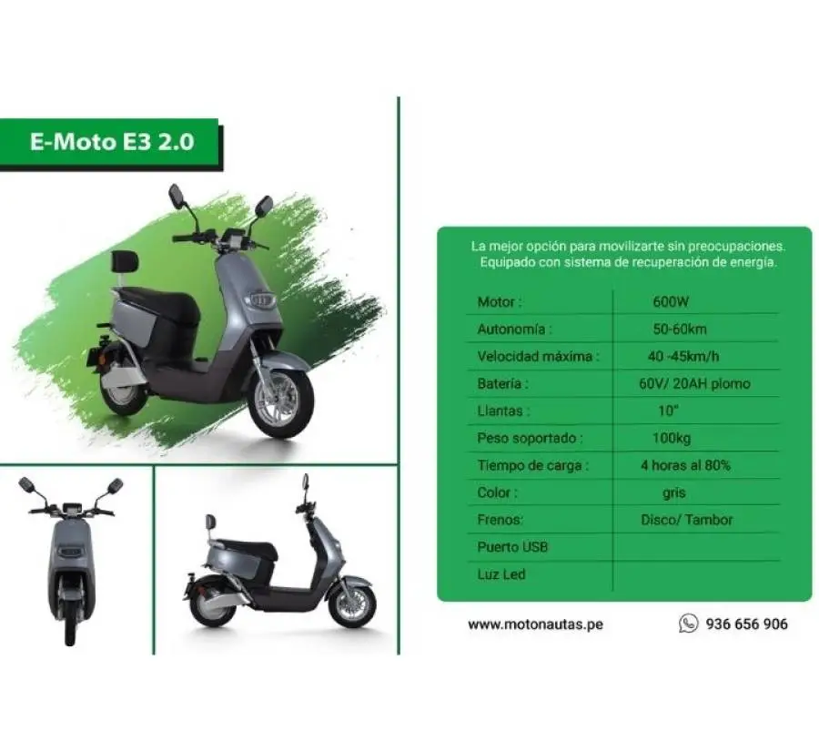 - Otras Marcas -, Yadea modelo E3, 2024